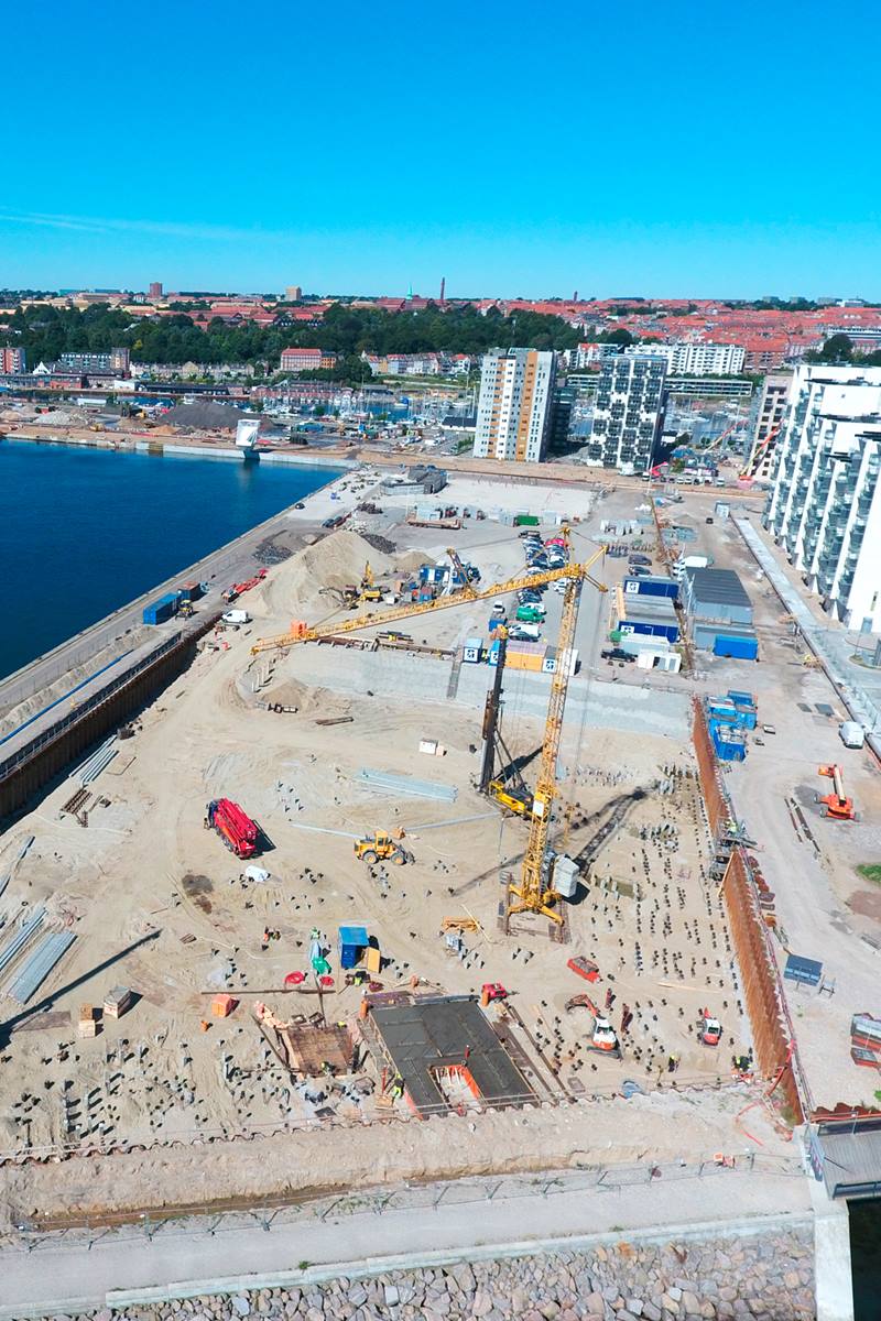 Per Aarsleff A/S - Pæle på Aarhus Havn