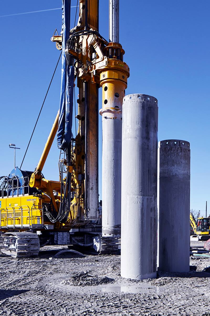 Per Aarsleff A/S - Sekantpæle til Sydhavnsmetroen